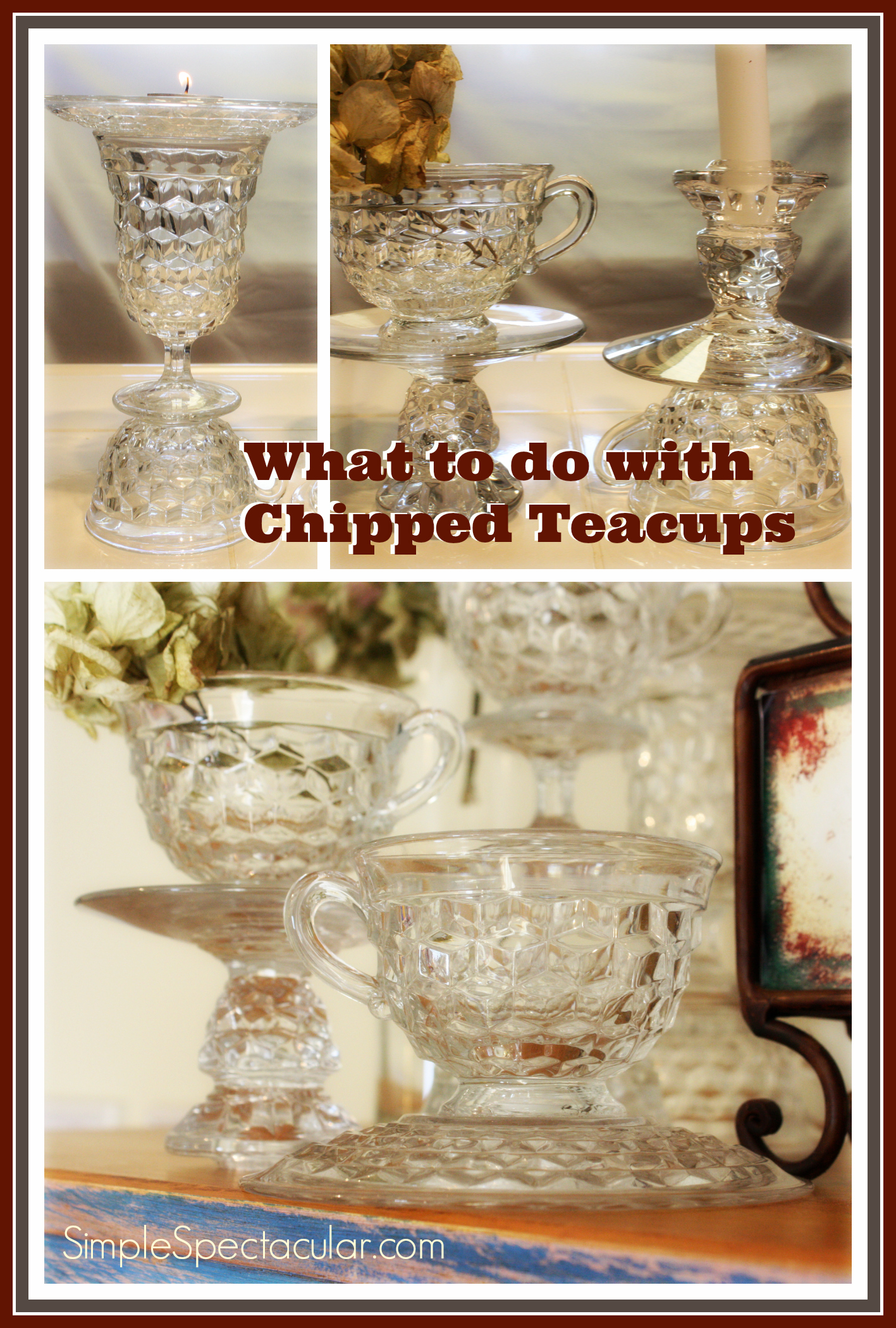 What to do with Chipped Teacups - Simple. Spectacular!
